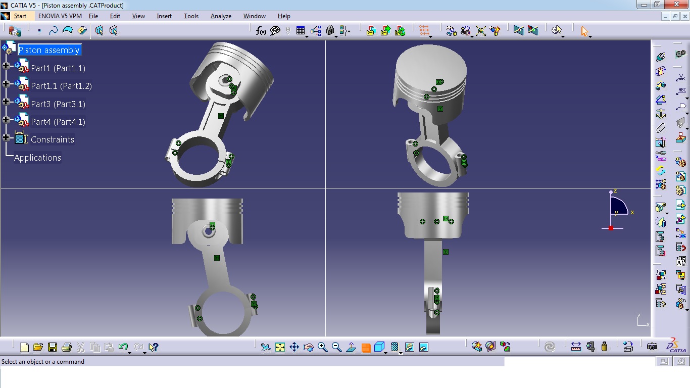 CATIA V5 project 2020 | 3DEXPERIENCE Edu